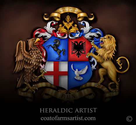 HERALDIC ARTIST S.H.A. - Heraldry, Coat of Arms, Monograms & Family ...